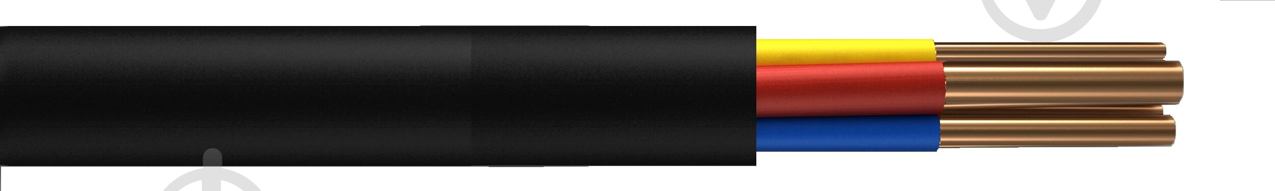 ᐉ Кабель монолітний моноліт Одескабель ВВГнг-LS ВВГнг-LS 4*10 (ож) -0 ...