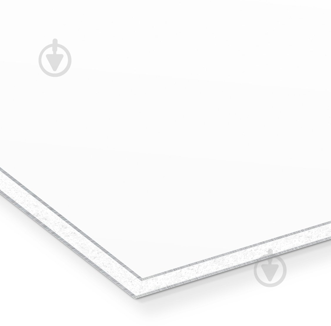 ᐉ Алюмінієва композитна панель SIGNBOND 3 мм, 1500х750 мм WHITE • Краща ...