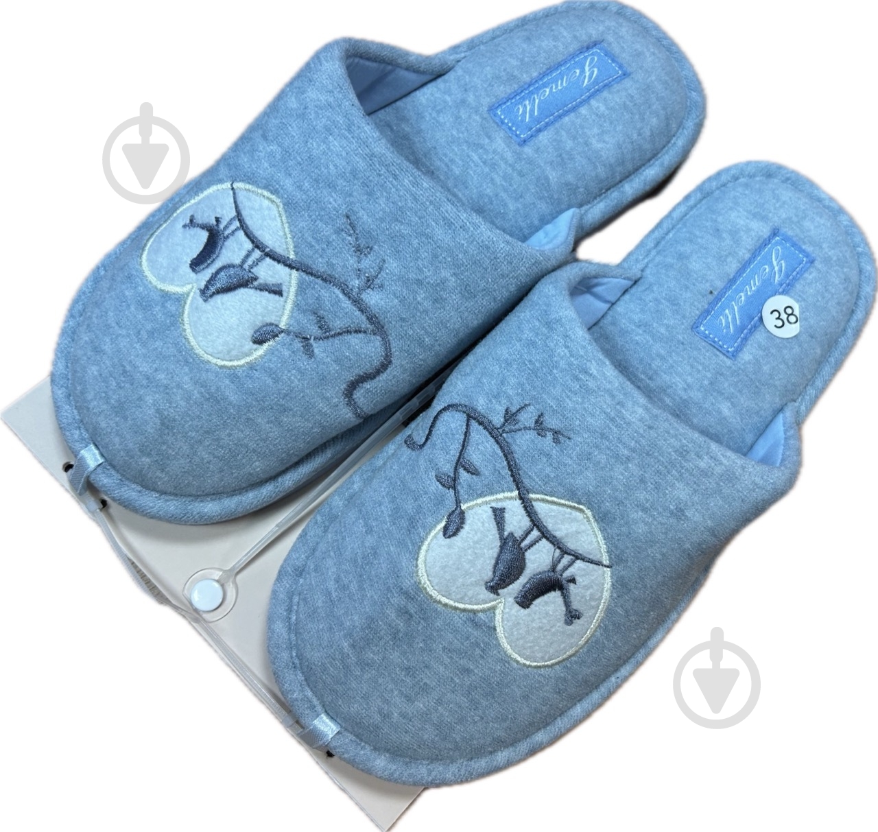 ᐉ Капці домашні Gemelli Пташка р 39 блакитний • Краща ціна в Києві Україні • Купити в Епіцентр