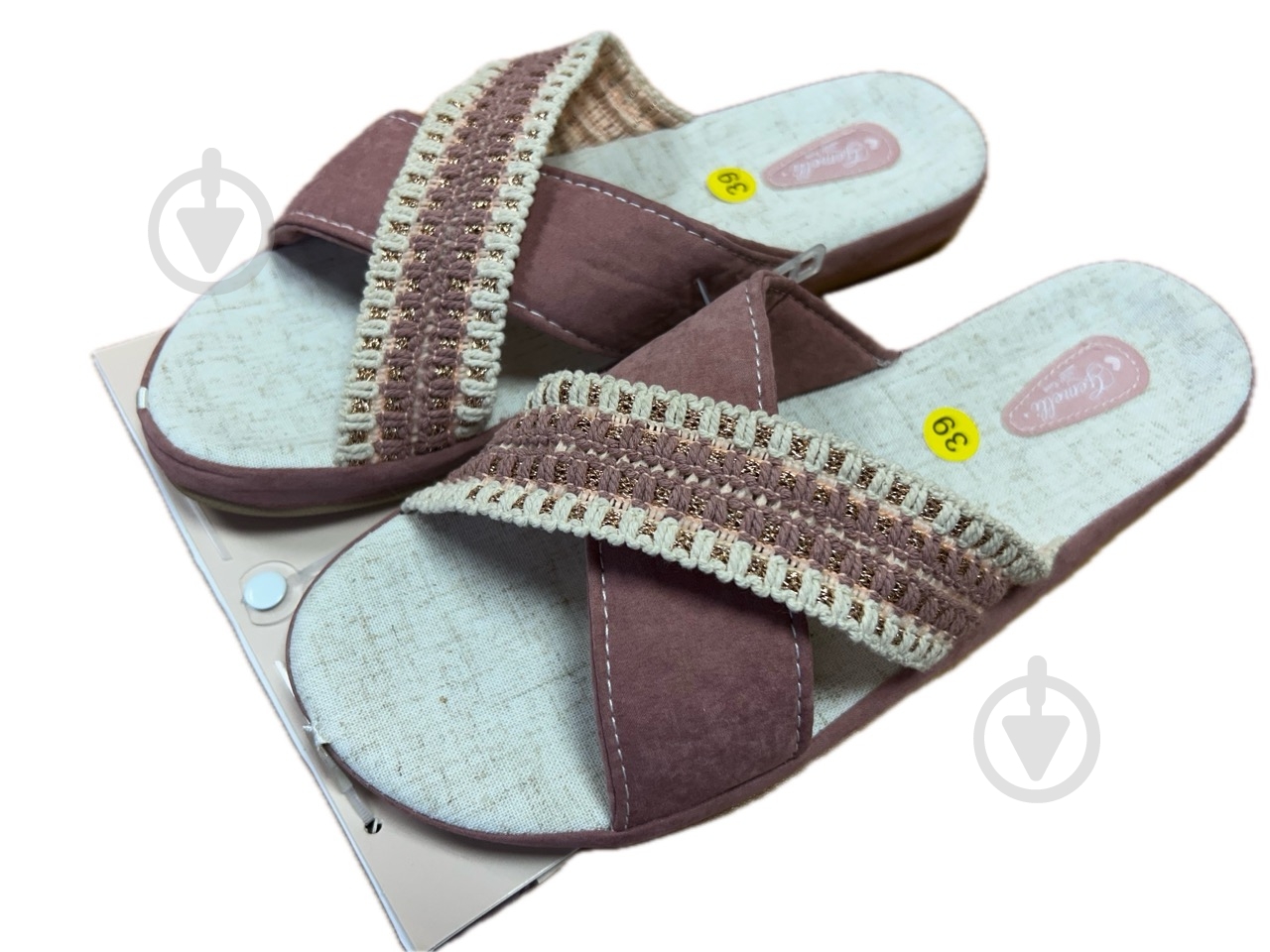 ᐉ Тапки домашние Gemelli Мерелин р 36 розовый • Купить в Киеве Украине