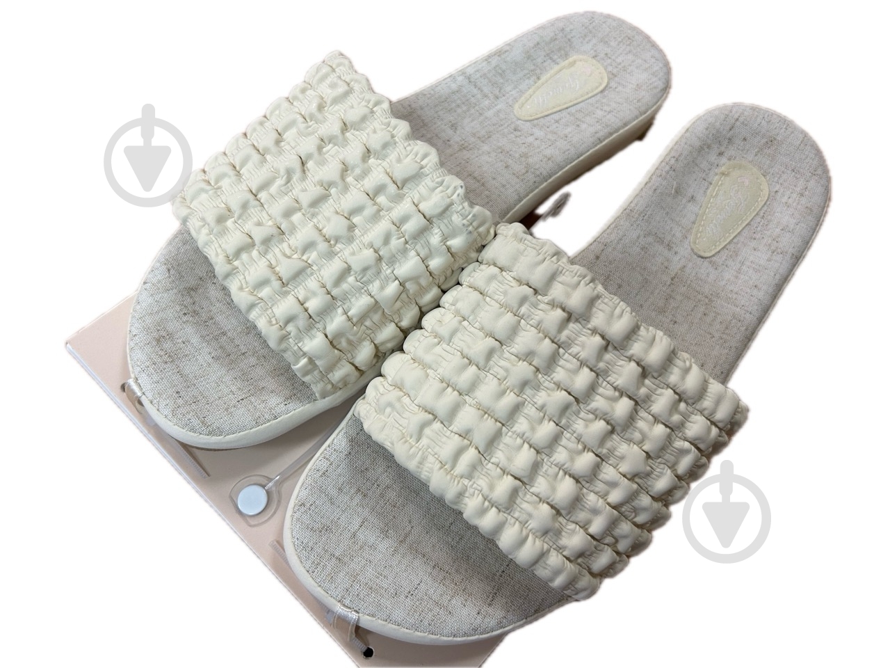ᐉ Тапки домашние Gemelli Астра р 40 молочный • Купить в Киеве Украине