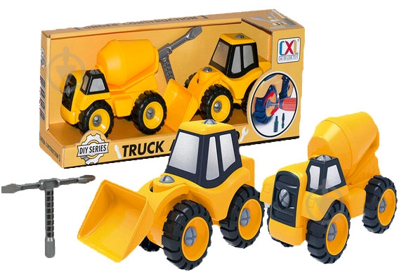 ᐉ Конструктор Can Xin Long БУЛЬДОЗЕР та БЕТОНОМІШАЛКА • Краща ціна в ...