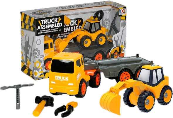 ᐉ Конструктор Can Xin Long ТРЕЙЛЕР и ЭКСКАВАТОР • Купить в Киеве ...