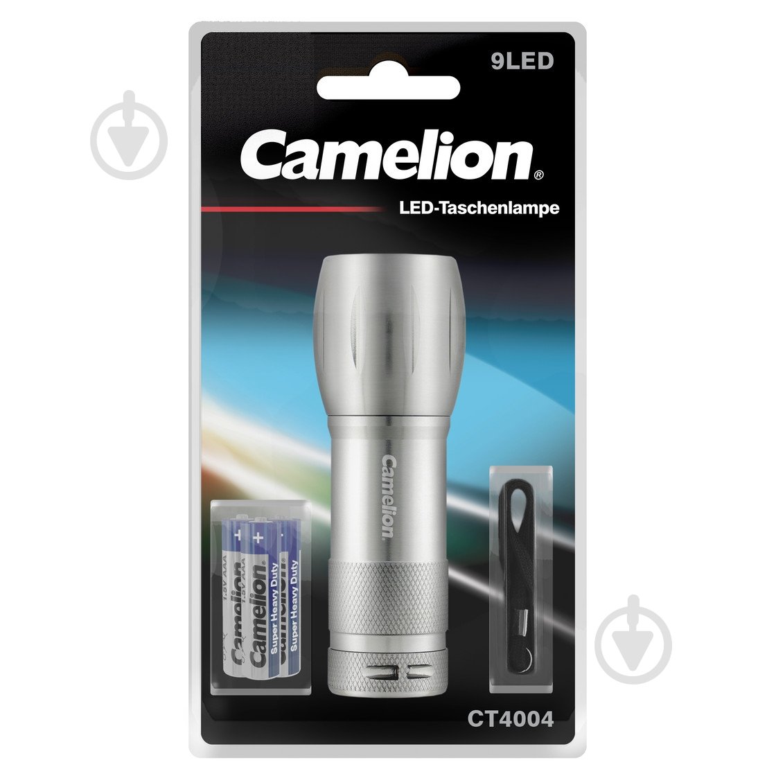 ᐉ Фонарик Camelion CT4004 9LED aluminum torch incl 3 x R03 • Купить в ...