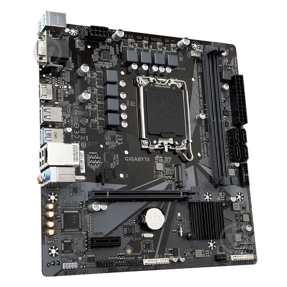 ᐉ Материнська плата Gigabyte H610M_H_V2 (LGA1700, Intel H610, micro ATX ...