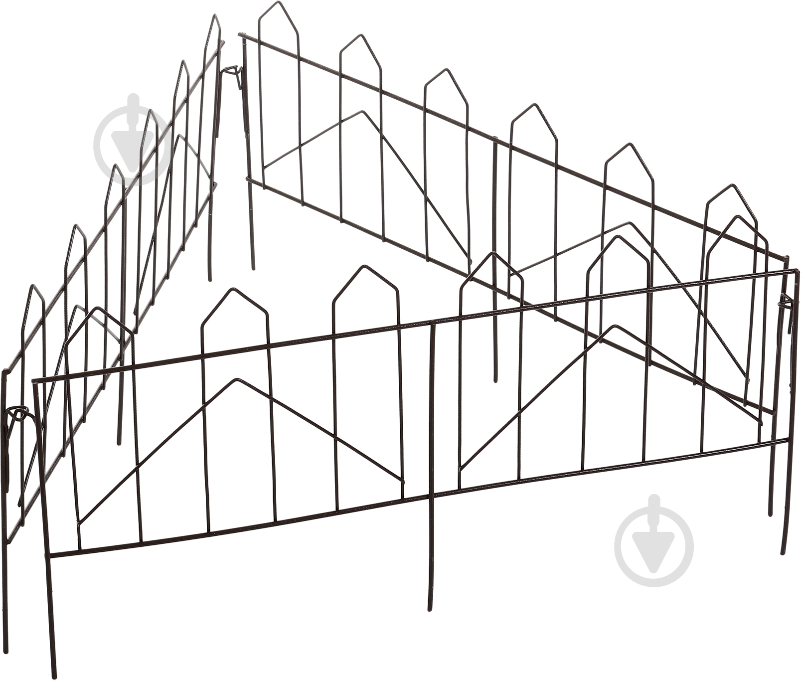 ᐉ Декоративна огорожа для клумб Геометрія ПД-ЕЕ-41 • Краща ціна в Києві ...