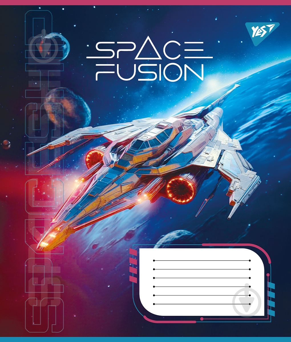 ᐉ Зошит шкільний 60 аркушів лінія Space fusion (767162) YES • Краща ...