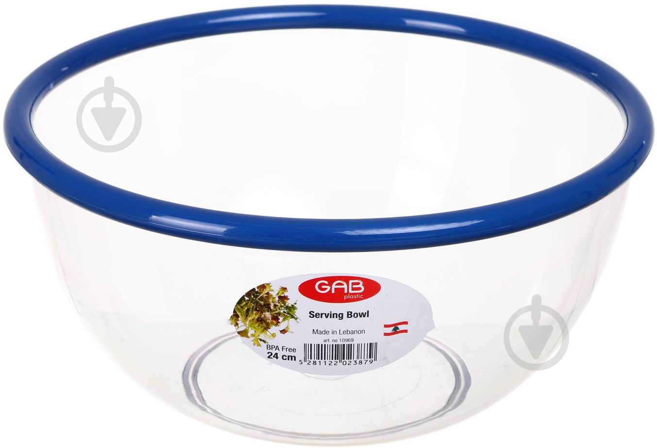 ᐉ Салатник з обідком 24 см в асортименті 3924100000 GAB Plastic • Краща ...