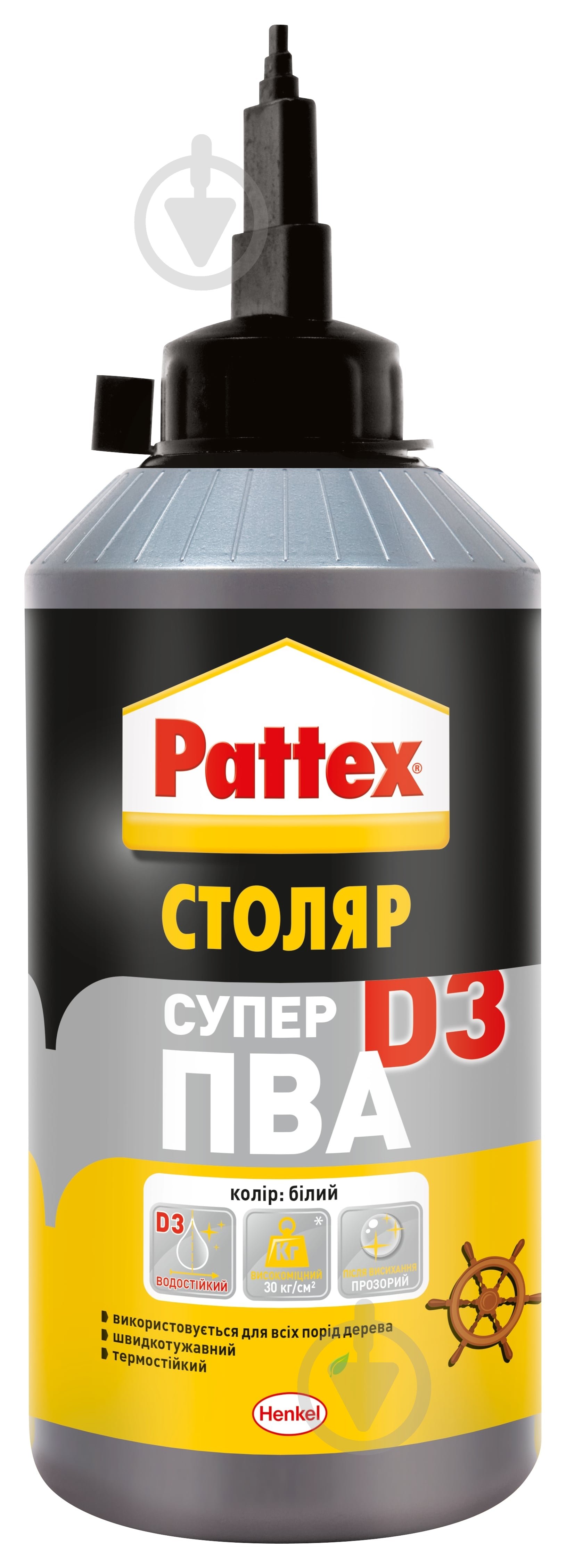 ᐉ Клей для дерева Patex Super PVA D3 750 г • Купить в Киеве, Украине ...