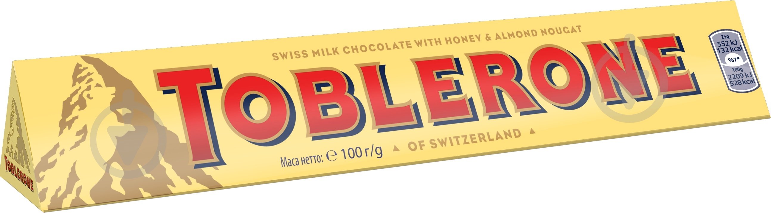 ᐉ Шоколад TOBLERONE молочный 100 г • Купить в Киеве, Украине • Лучшая ...