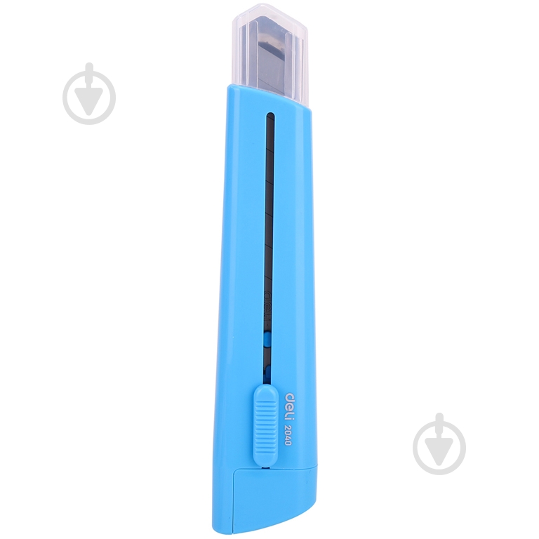 ᐉ Ніж канцелярський Deli 2040 блакитний 18 мм • Краща ціна в Києві ...