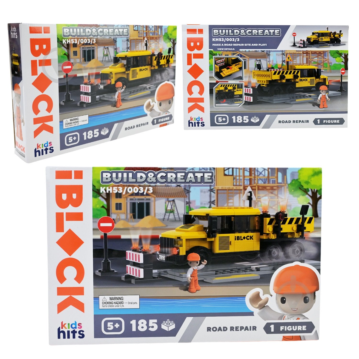 ᐉ Конструктор Shantou IBLOCK JUNIOR 185 дет. KH53/003/3 • Краща ціна в ...