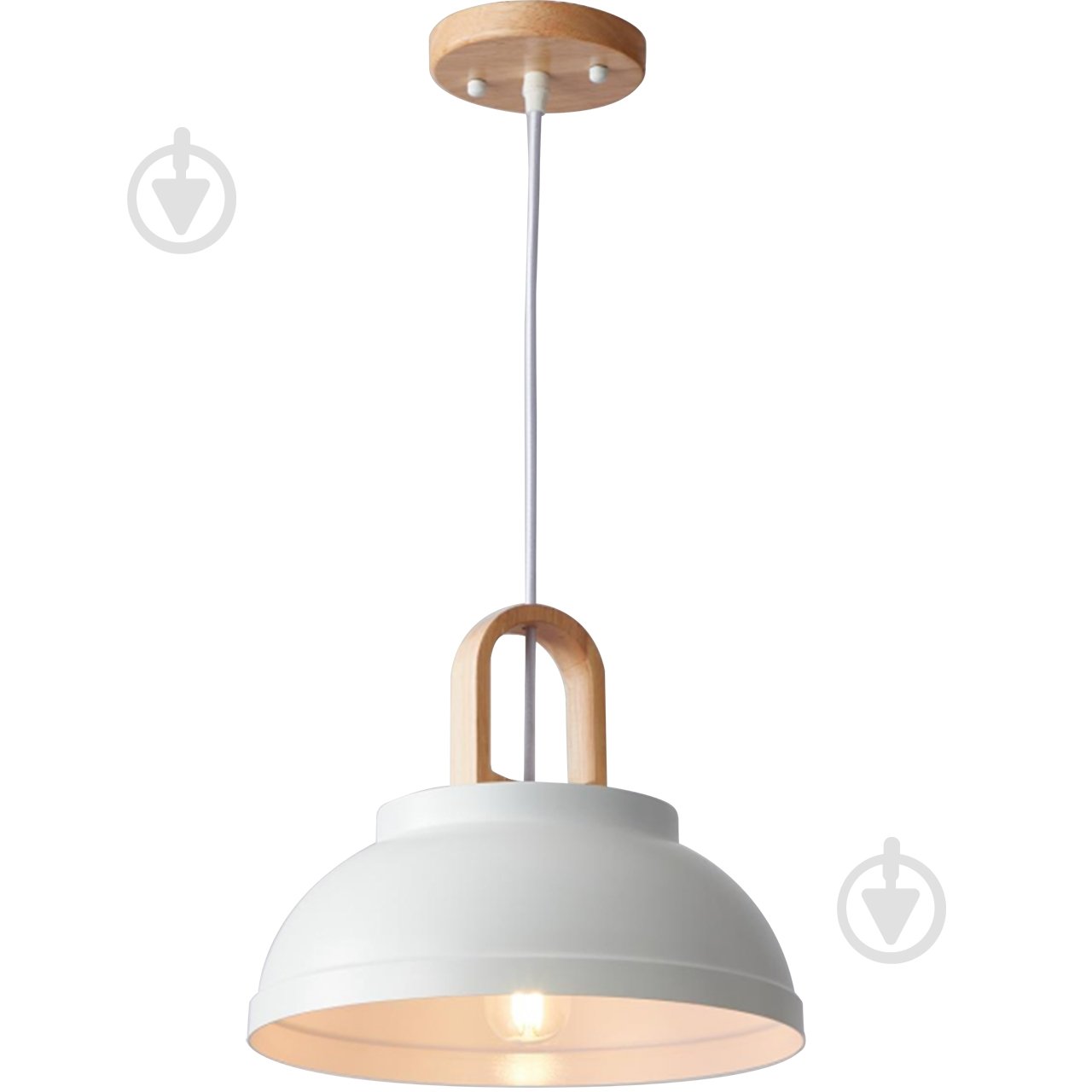 ᐉ Подвес Hopfen LOFT KNS 1x40 Вт Е27 белый • Купить в Киеве, Украине ...