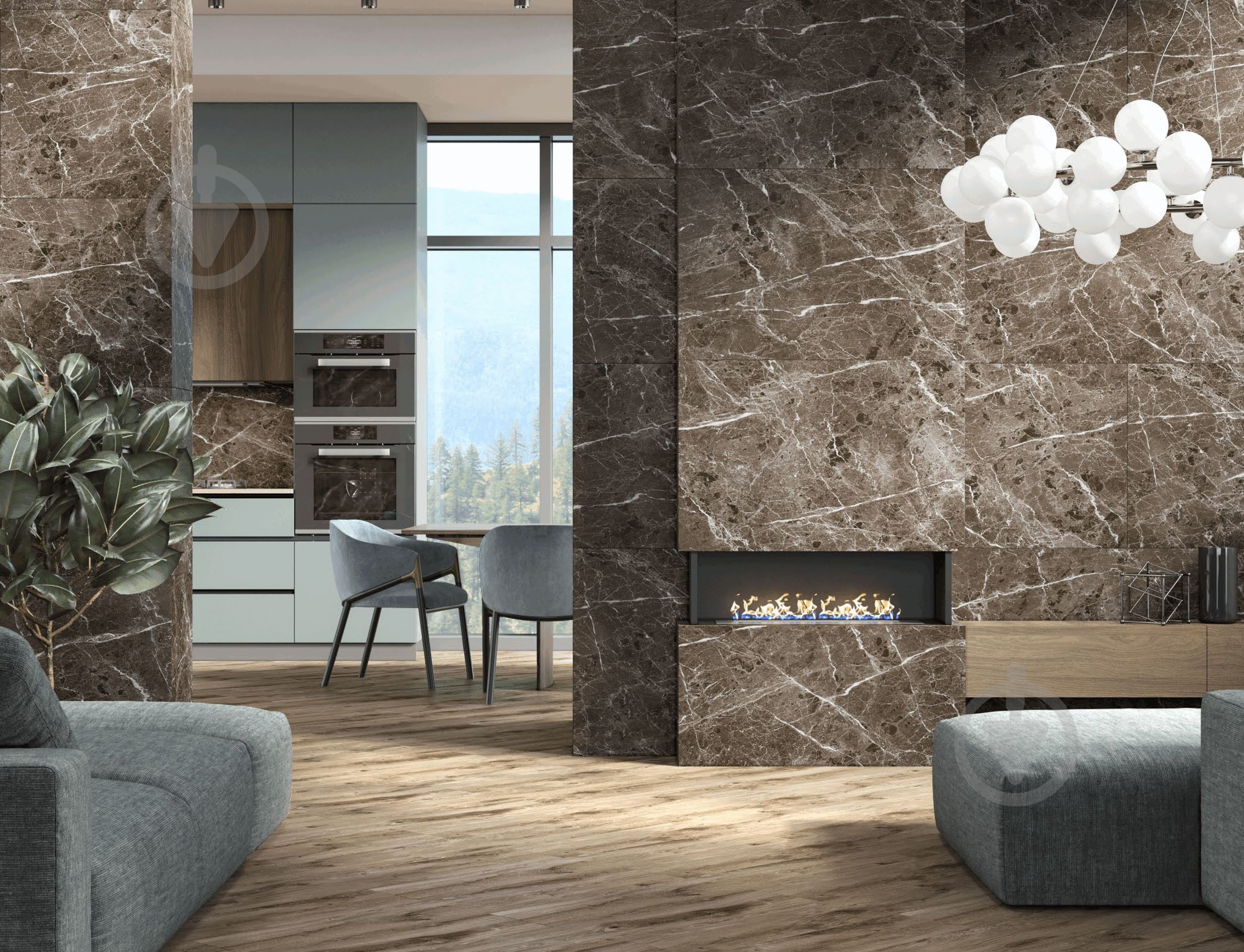 ᐉ Плитка INTER GRES Naomi коричневий темний 120x60 /170 032 • Краща ціна в Києві, Україні ...