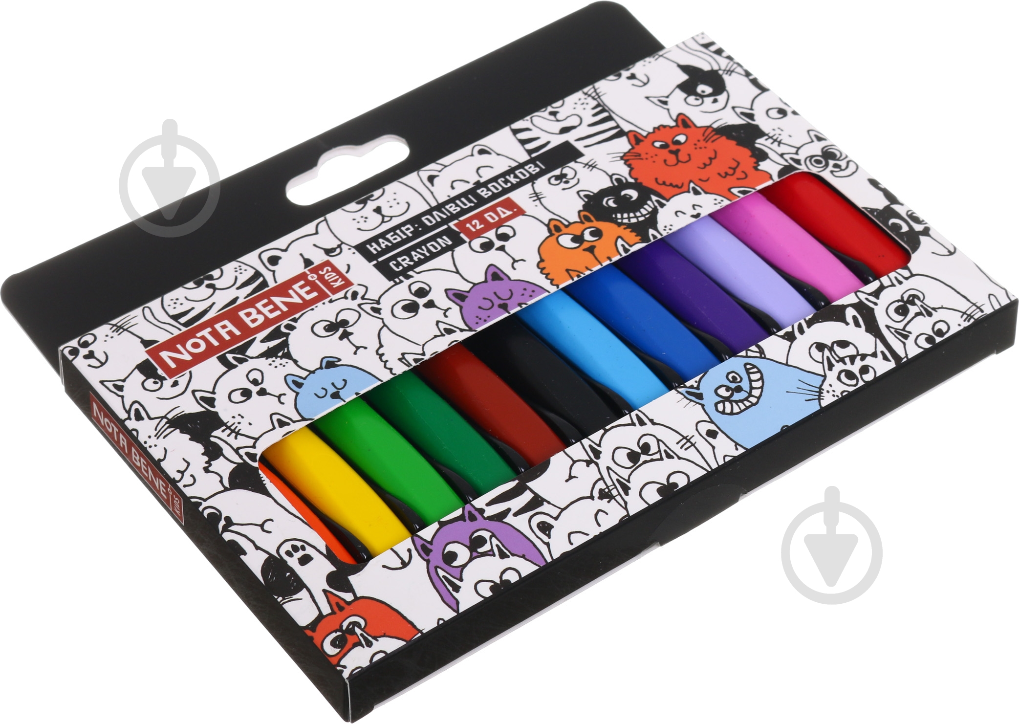 ᐉ Олівці воскові Crayon 12шт/уп TM NB Nota Bene • Краща ціна в Києві ...