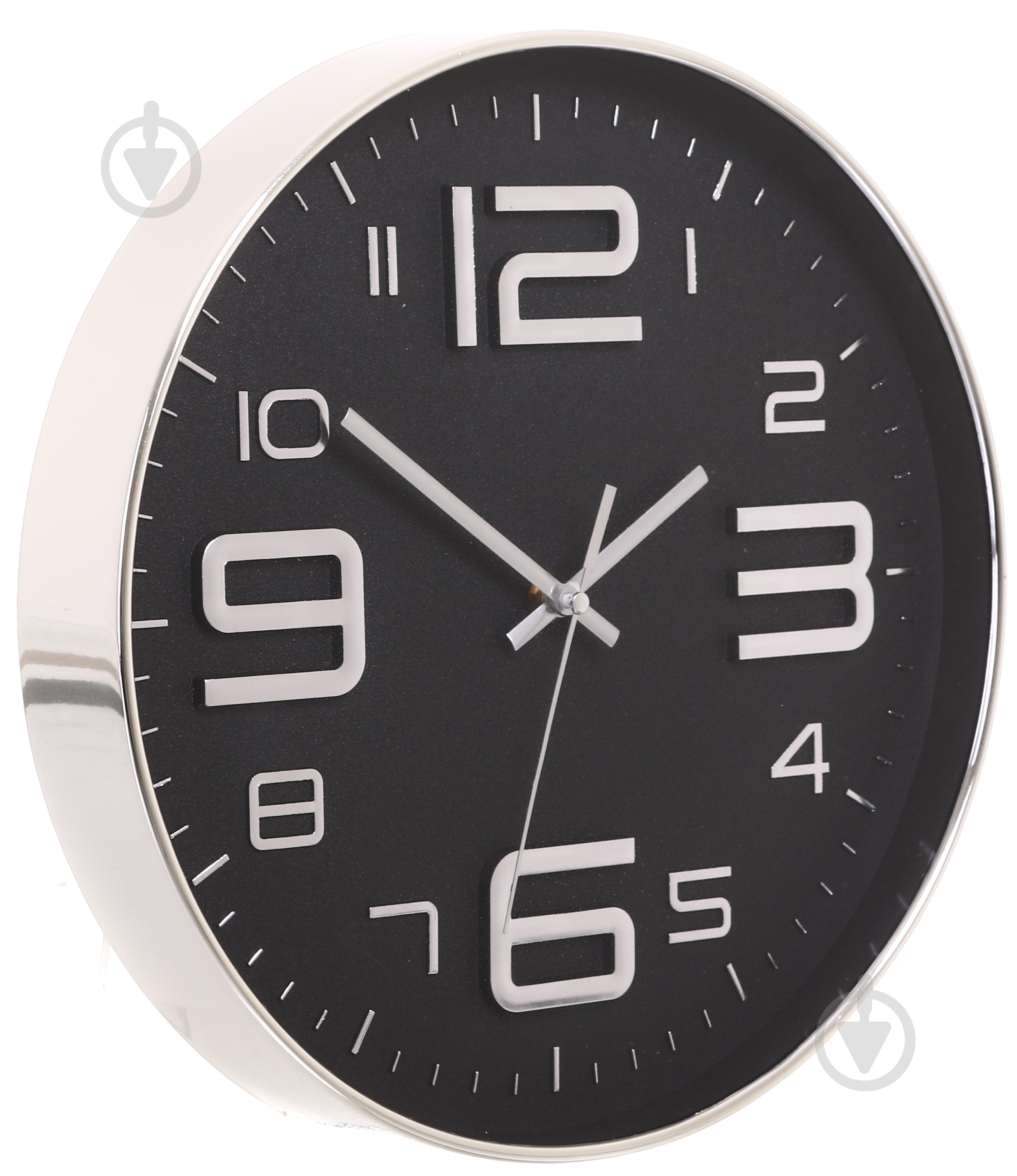 ᐉ Годинник настінний Ross чорний із срібним 30 5 см • Краща ціна в Києві Україні • Купити в