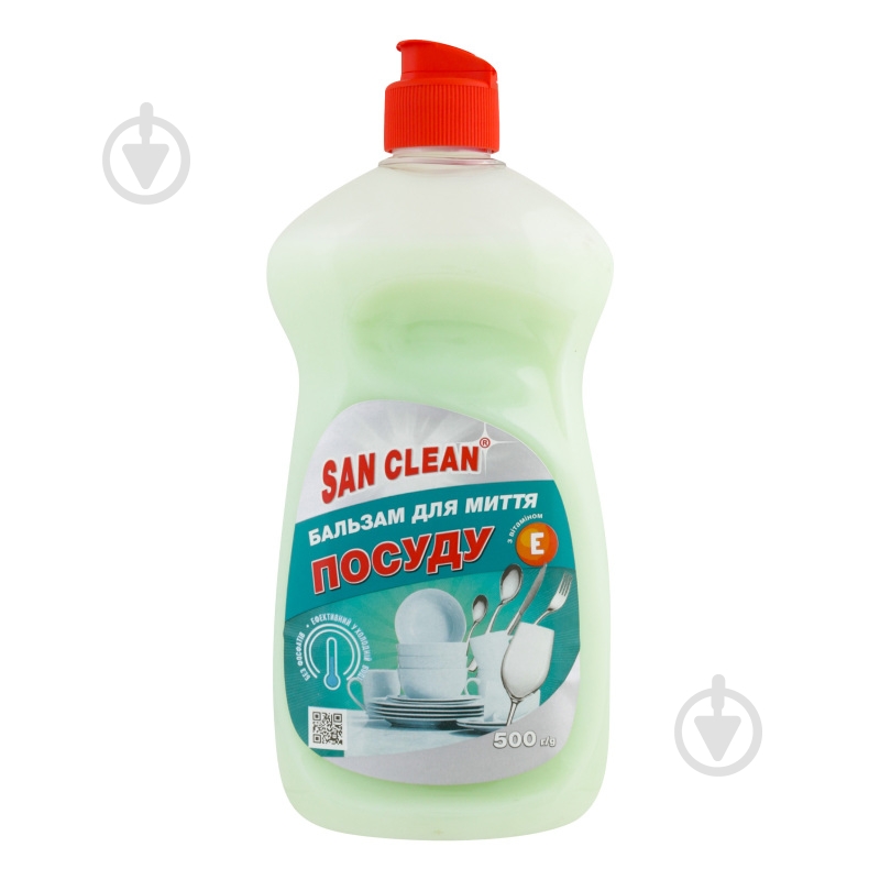 ᐉ Бальзам для ручного миття посуду SAN CLEAN 0,5 л • Краща ціна в Києві ...