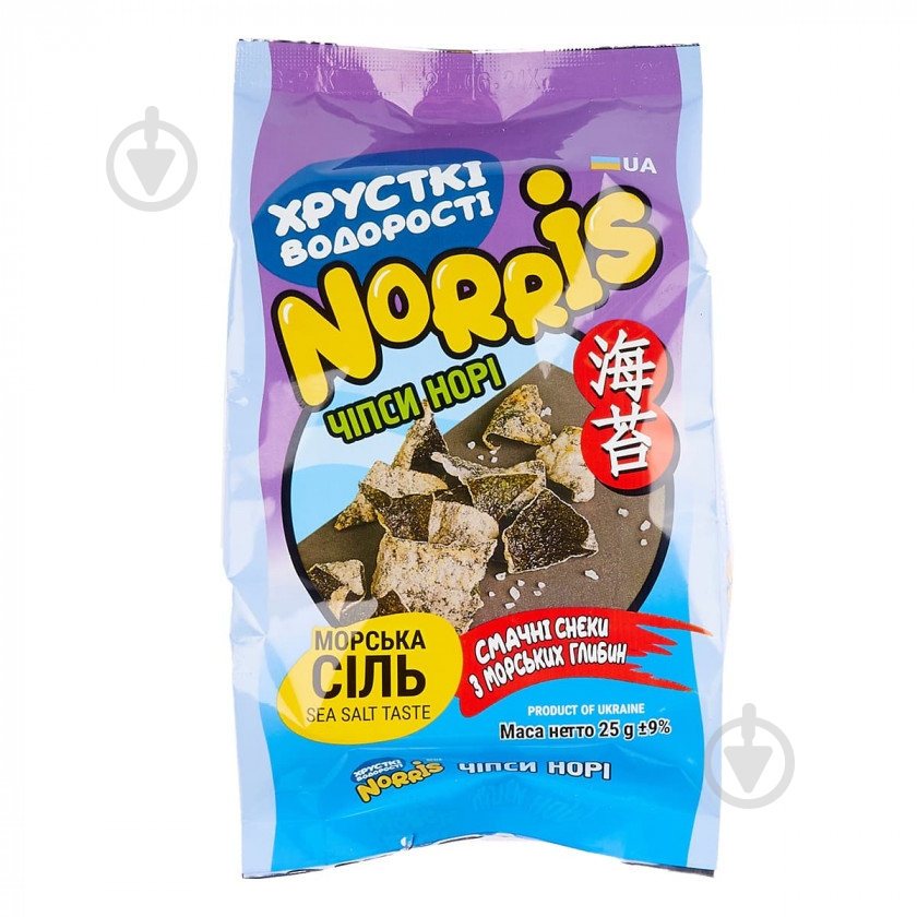 ᐉ Чипсы NORRIS нори с солью • Купить в Киеве, Украине • Лучшая цена в ...