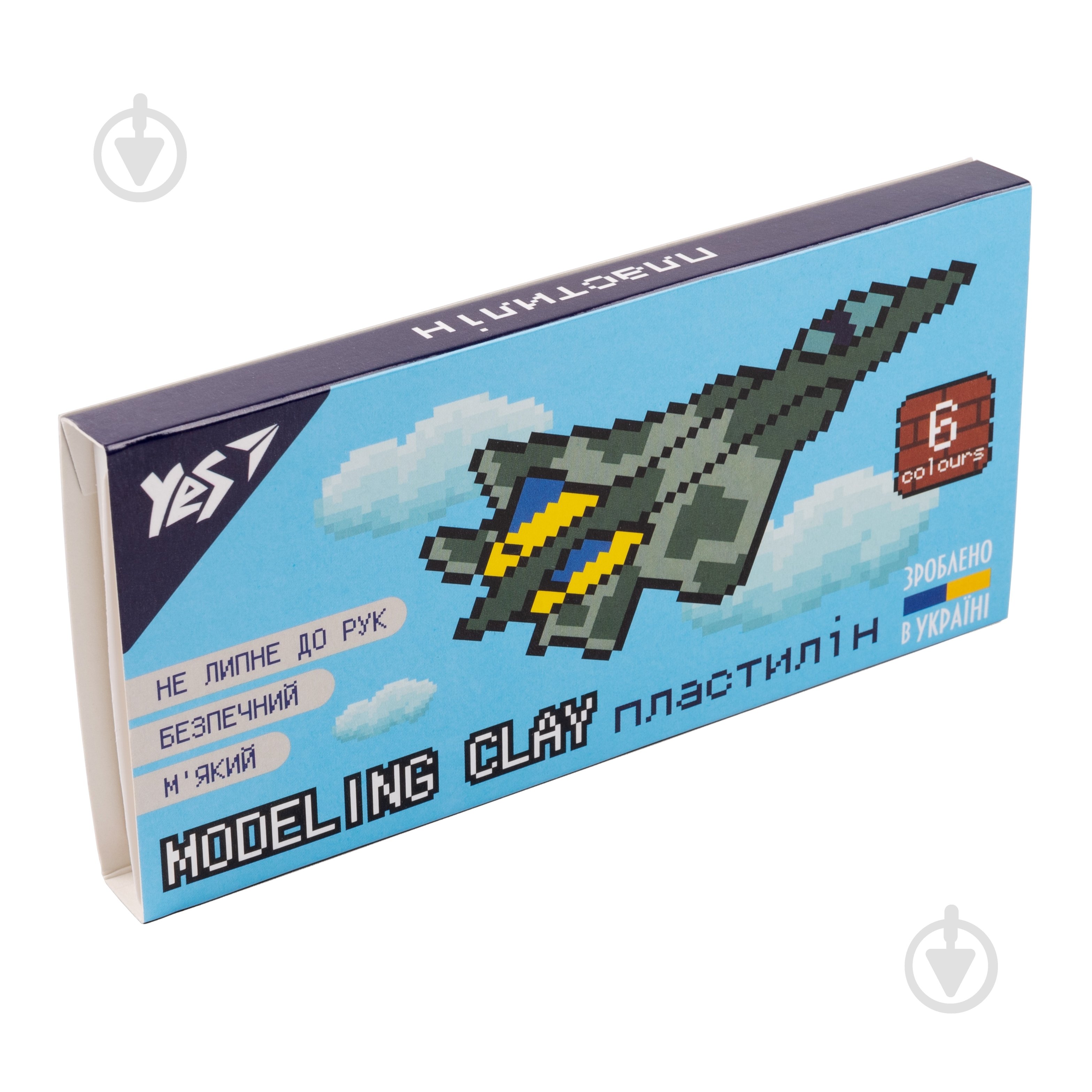 ᐉ Пластилин 8bit UA 6 цветов 120 г YES • Купить в Киеве, Украине ...