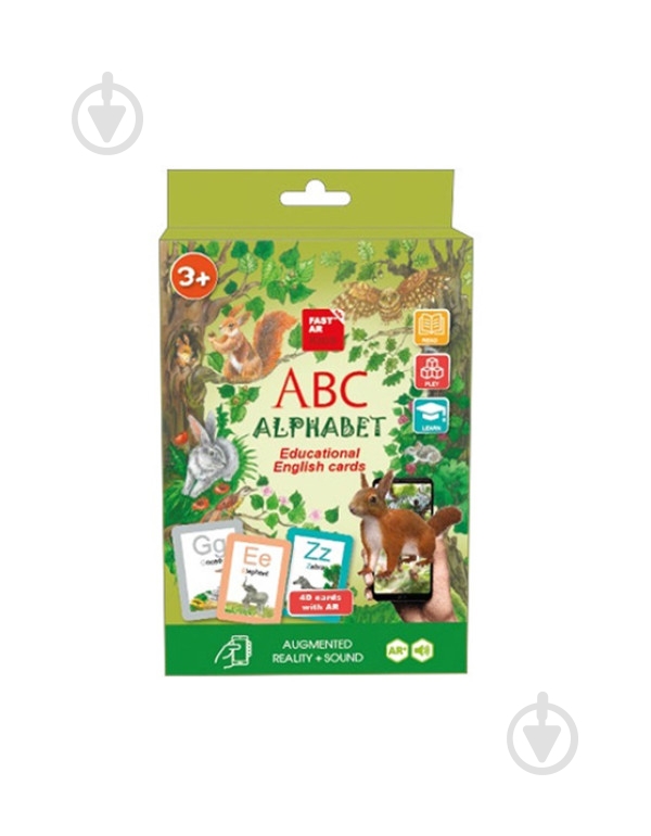ᐉ Іграшка інтерактивна FastAR Kids 4D-картки для вивчення англійського ...