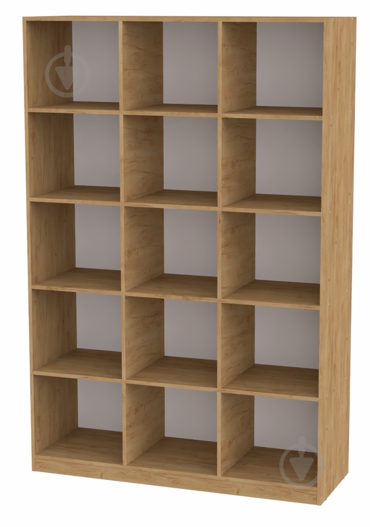 ᐉ Шафа книжкова Компаніт 3 дуб крафт золотий • Краща ціна в Києві