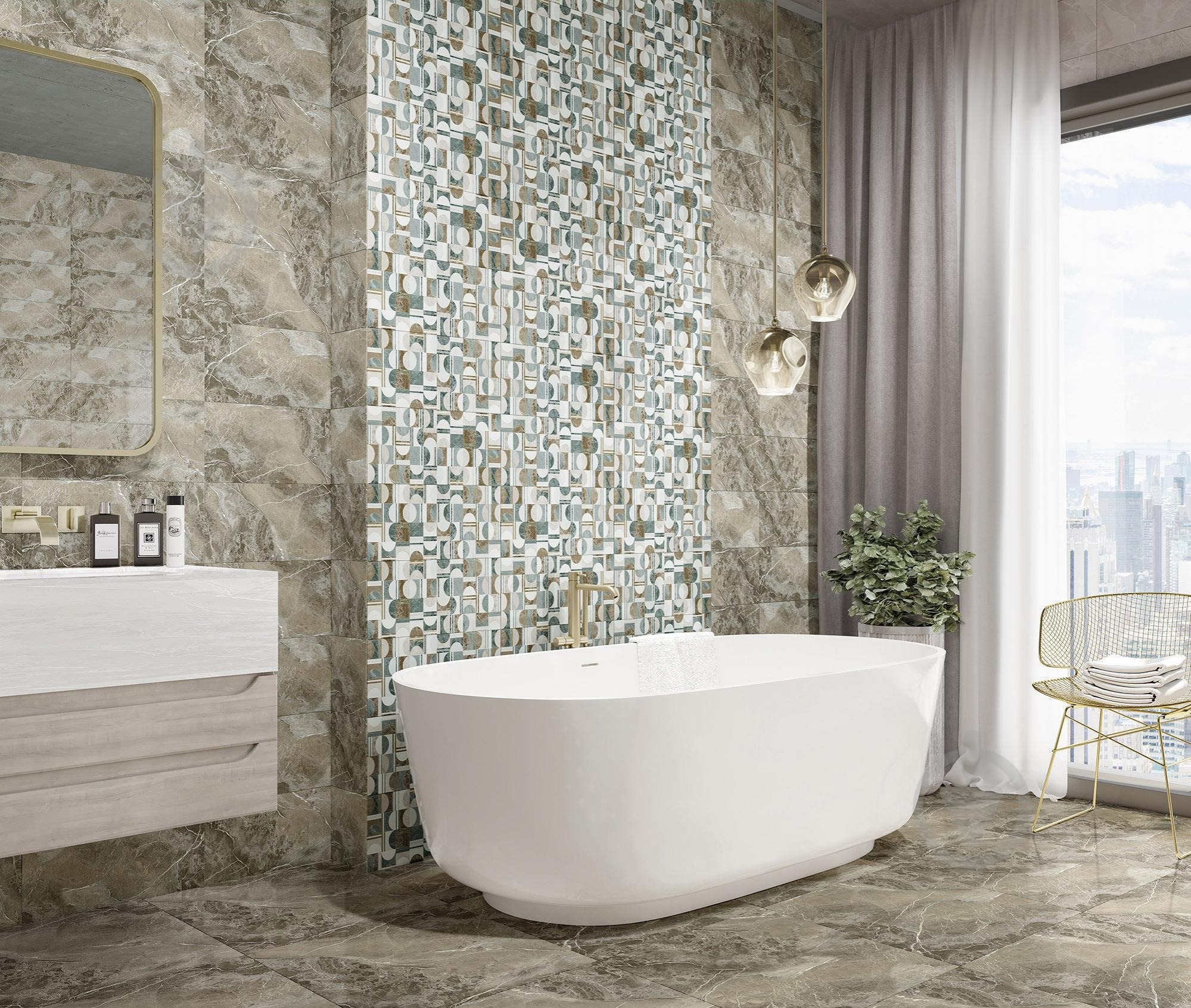 ᐉ Плитка InterCerama Delta бирюзовий 23х60 /224 012 • Краща ціна в Києві, Україні • Купити в ...