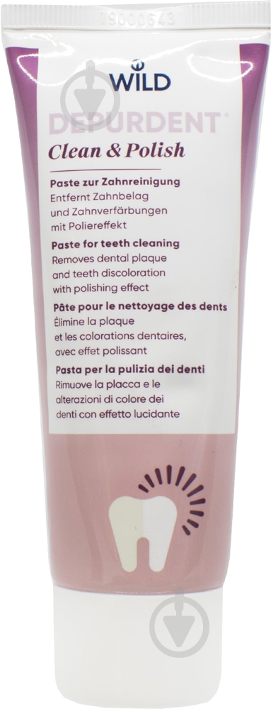 ᐉ Зубна паста Dr. Wild для чищення та полірування зубів Depurdent 75 мл ...