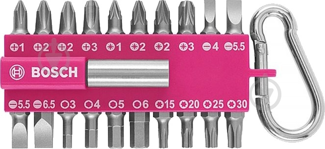 ᐉ Набір біт Bosch + тримач з карабіном 21 шт. 2607002821 • Краща ціна в ...