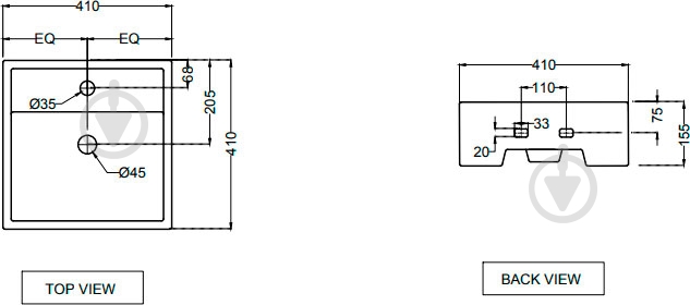 ᐉ Умывальник Jaquar Continental CNS-WHT-905 • Купить в Киеве, Украине ...