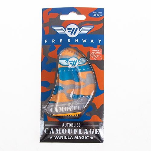 ᐉ Освежитель воздуха жидкий Fresh Way Camouflage AutoBliss Vanilla ...