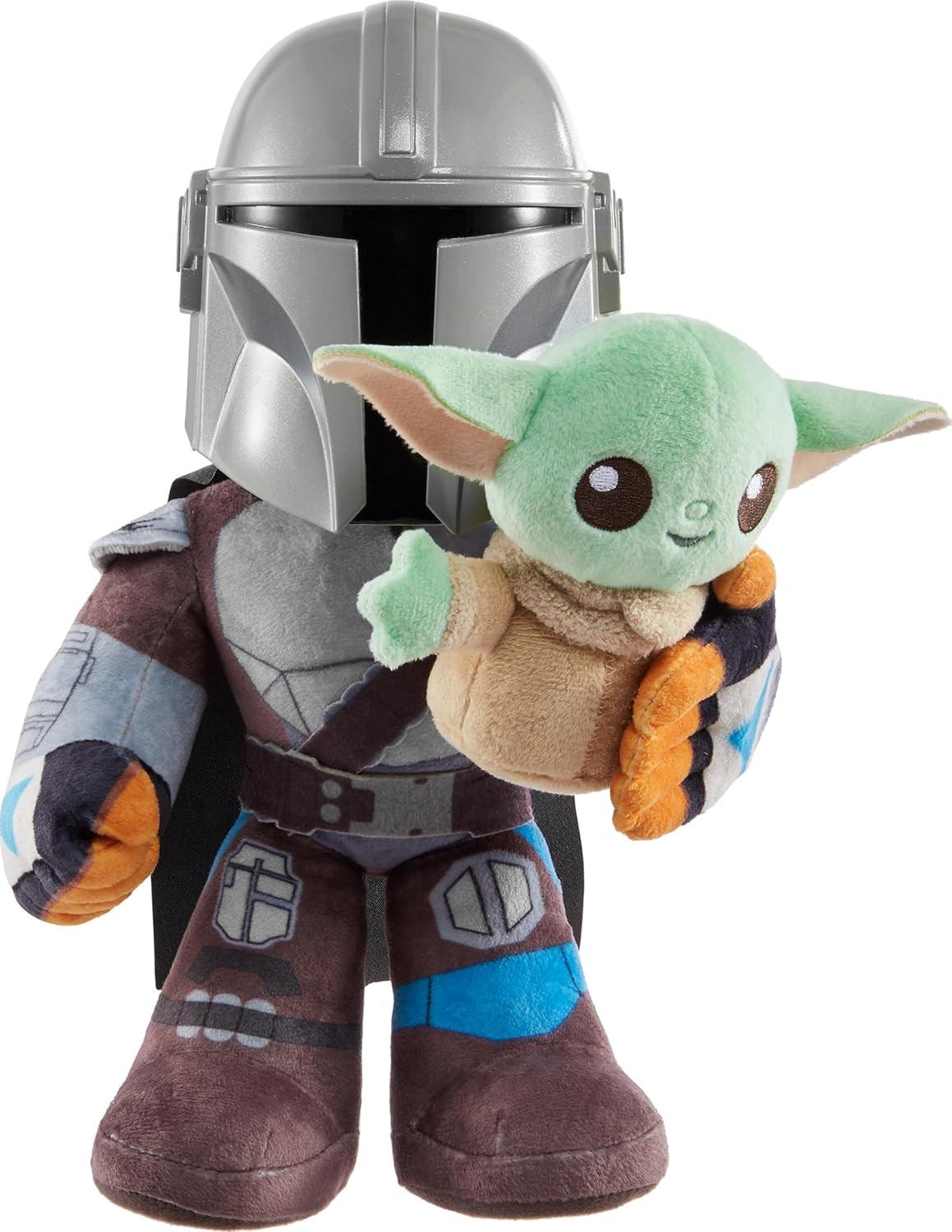 ᐉ Набор мягких игрушек Мандалорец и Грогу Mattel Star Wars Clan of Two The Mandalorian and Grogu ...