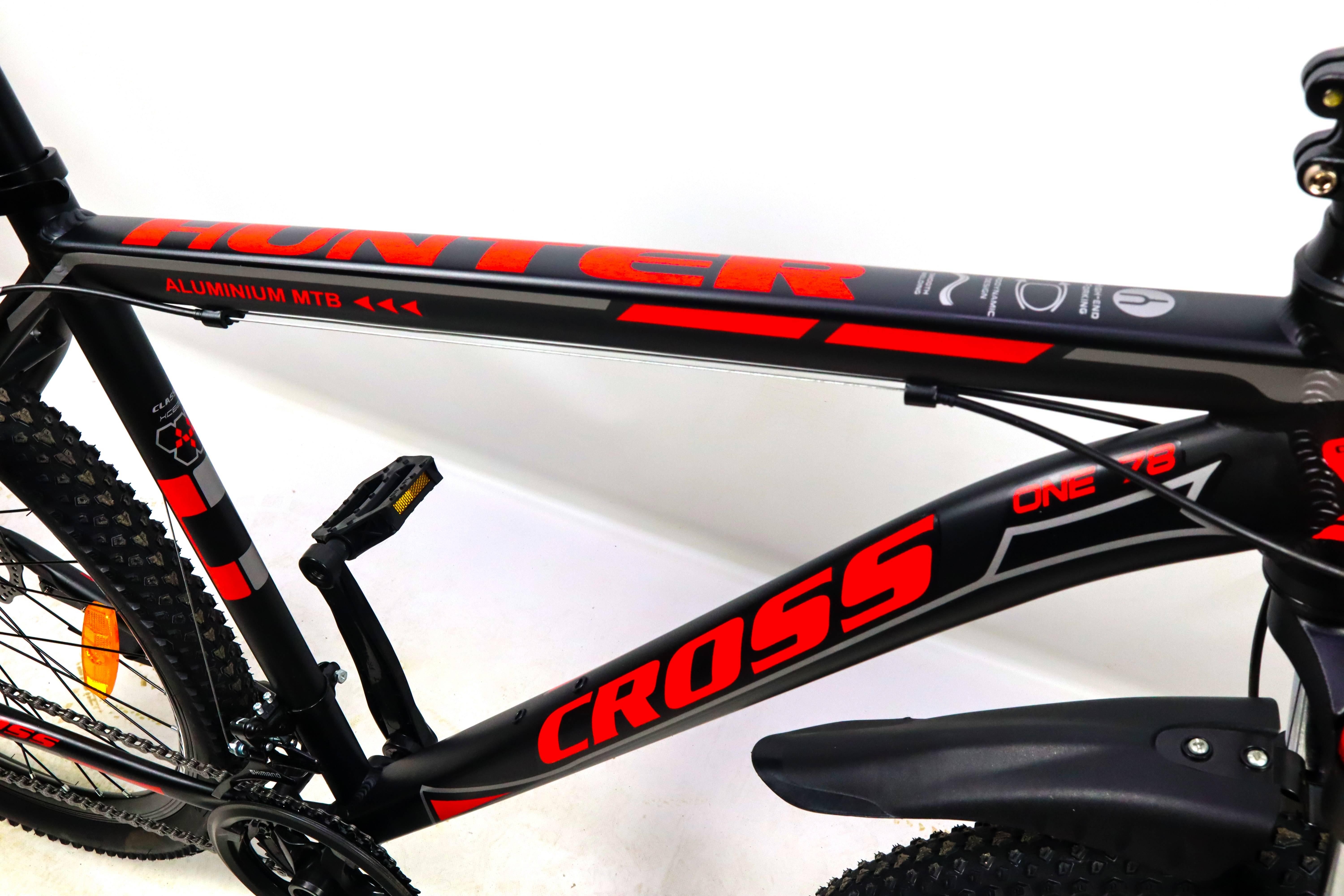 ᐉ Велосипед Cross Hunter 27,5" 19" Чорно-червоний • Краща ціна в Києві ...