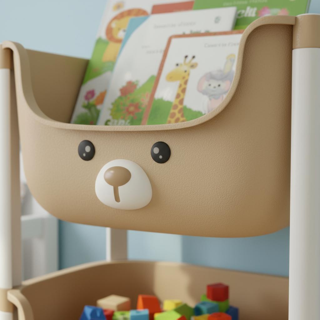 ᐉ Стелаж-органайзер багатофункціональний Poppet Ведмежата Брауні 3 ...