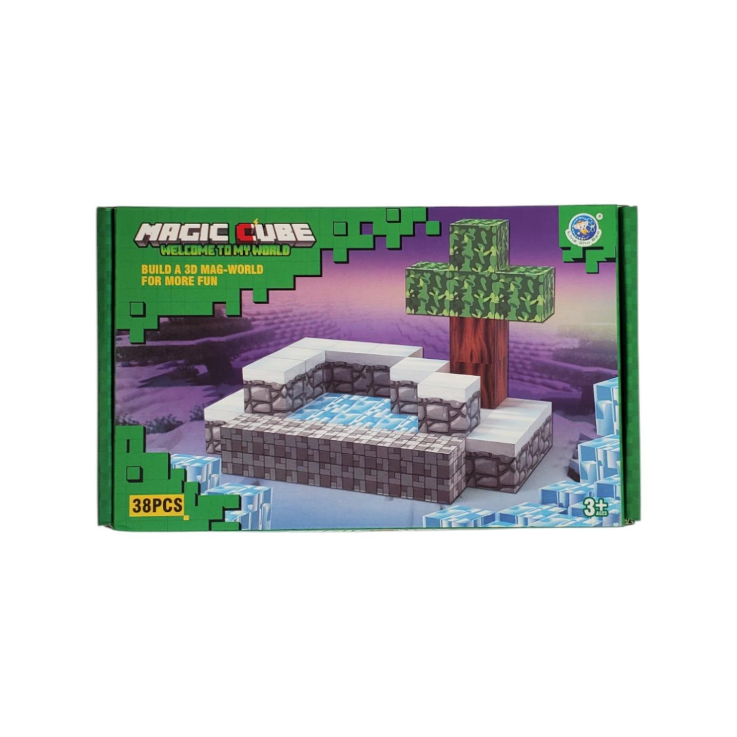ᐉ Магнітний конструктор Minecraft Magic Cube 38 деталей (WK2004 ...