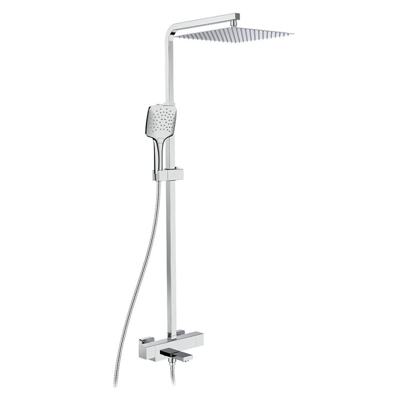 ᐉ Душевая система с термостатом Gappo G18 G2418-40 излив переключатель на лейку Хром