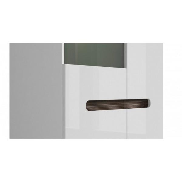 ᐉ Вітрина навісна Gerbor Holding Ацтека REG1W1D/21/9 Білий/Венге магія • Краща ціна в Києві ...