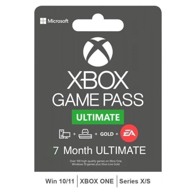 ᐉ Подписка Xbox Game Pass Ultimate 7 месяцев Xbox One/Series и Windows ...