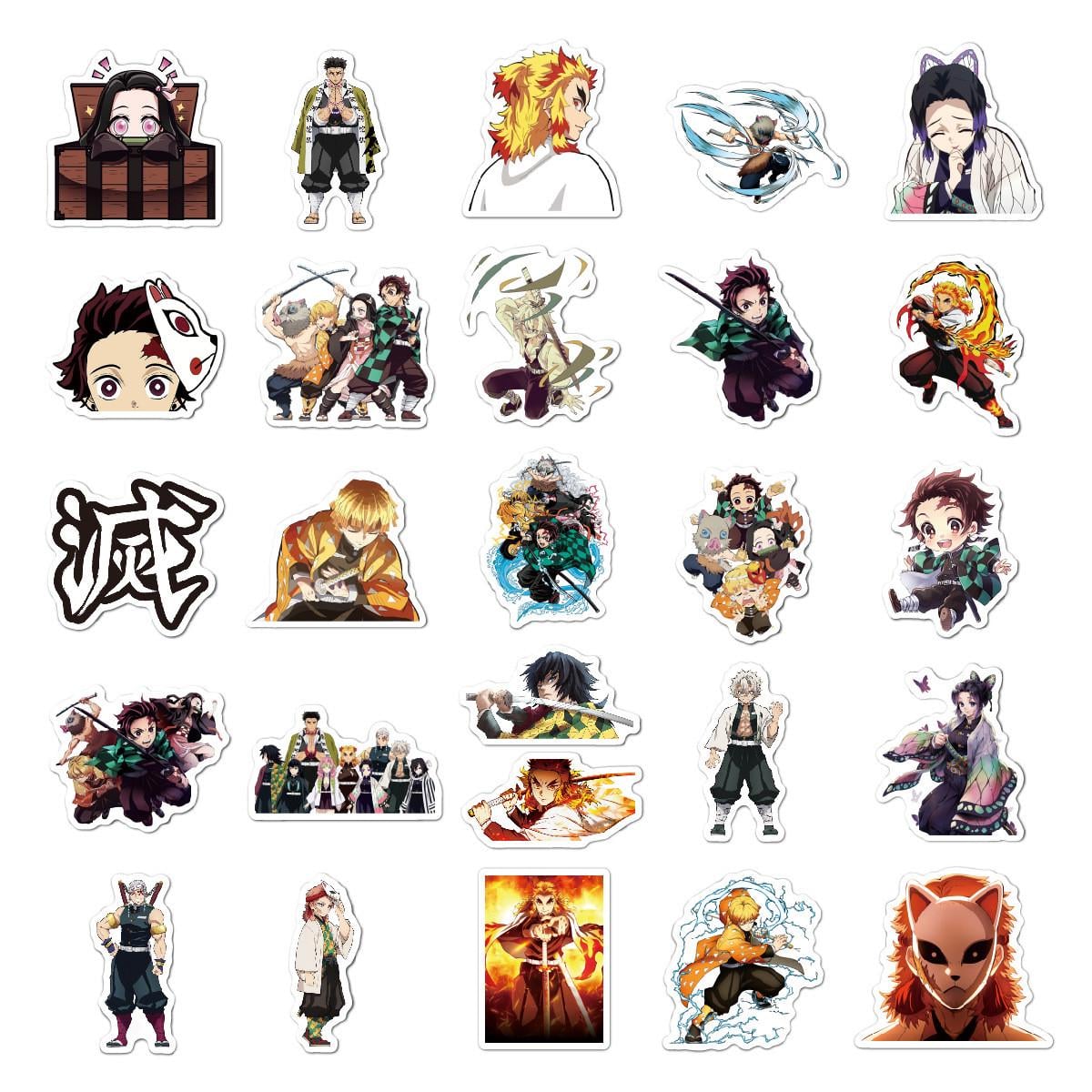 ᐉ Набір стікерів Kimetsu no Yaiba / Винищувач демонів 50 шт. (100073.7 ...