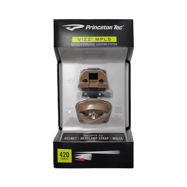 ᐉ Ліхтар налобний Princeton Tec Vizz 420 Lumen MPLS із системою MOLLE ...
