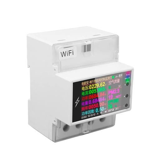 ᐉ Лічильник електроенергії Atorch AT4PW однофазний WiFi 220 В 100 А DIN ...