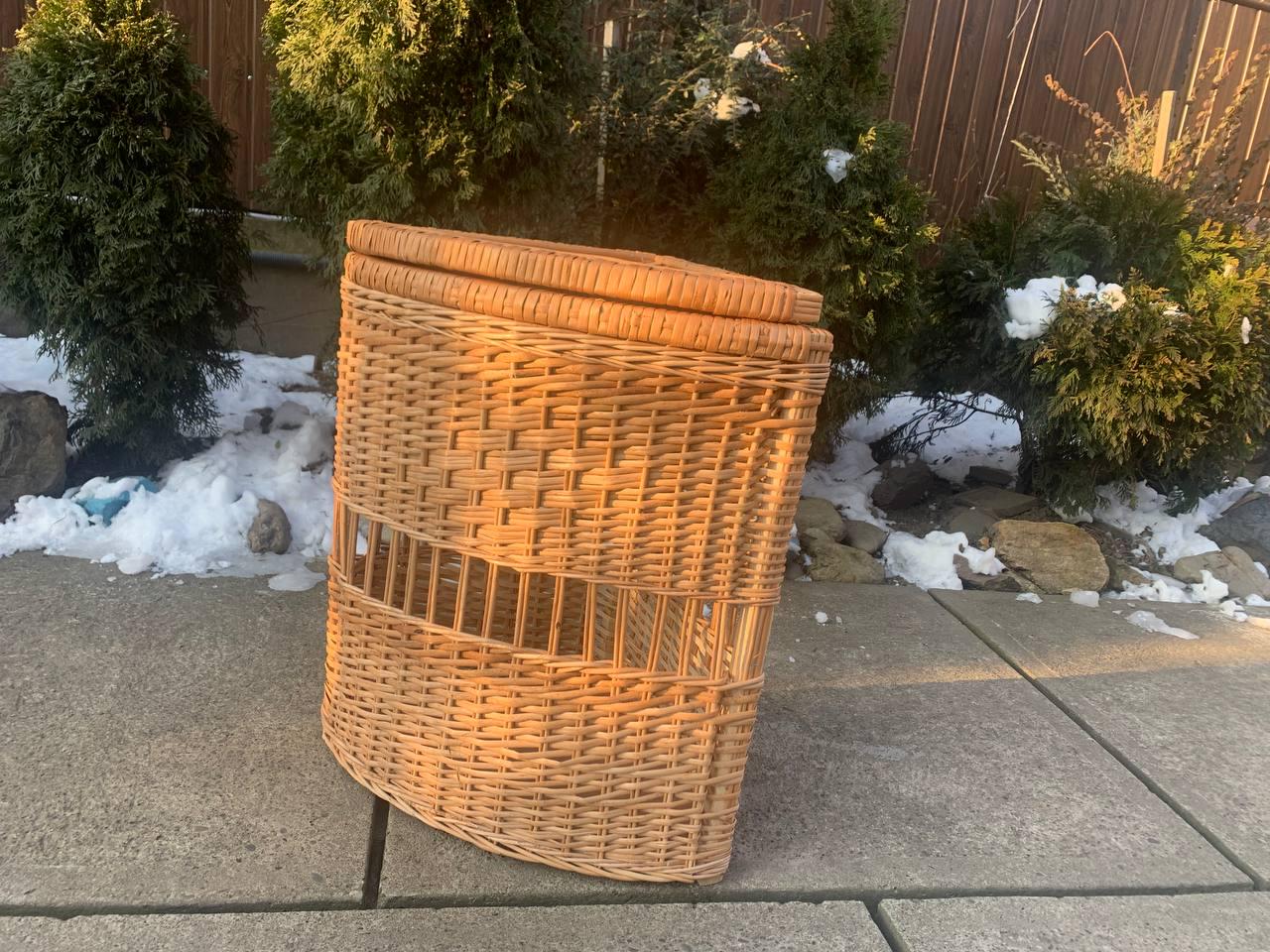 ᐉ Кошик для білизни плетений з лози 52х34х34 см Sal 118 • Краща ціна в Києві Україні • Купити