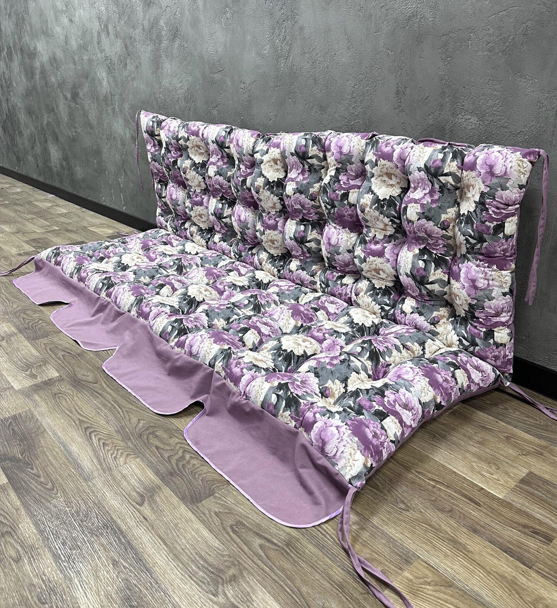 ᐉ Подушка Сomfort Home Ashen flowers на піддони/гойдалки/каркаси/садові ...