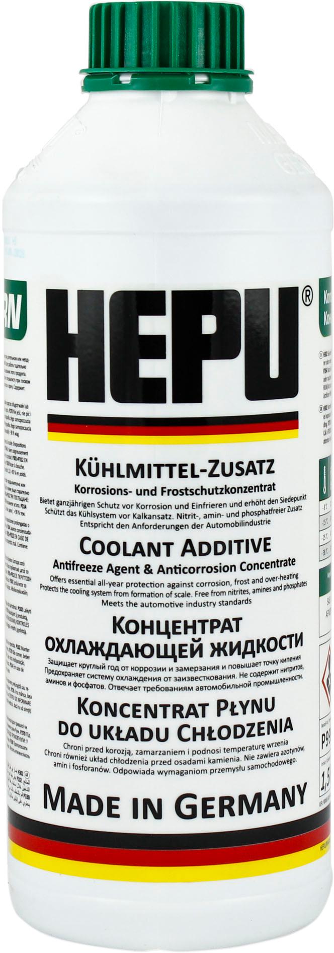 ᐉ Антифриз концентрат Hepu G11 1,5 л Зеленый (499)