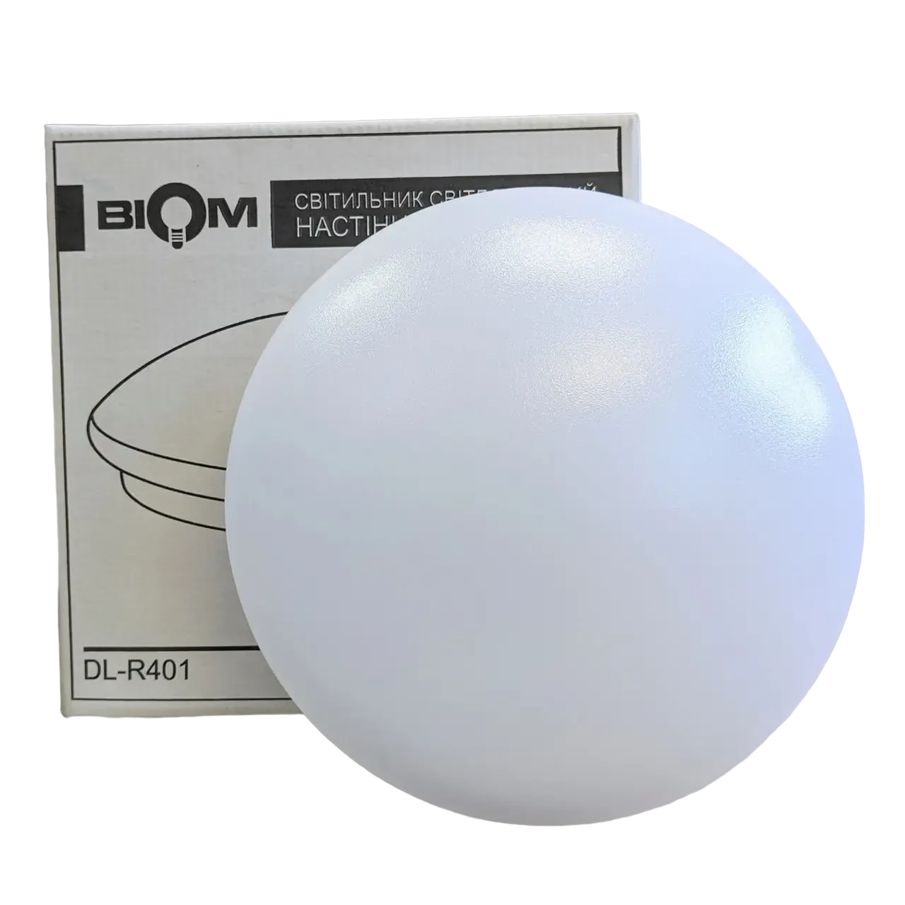 ᐉ Світильник накладний Biom LED 10W 6200К коло (DL-R401-10-6) • Краща ...