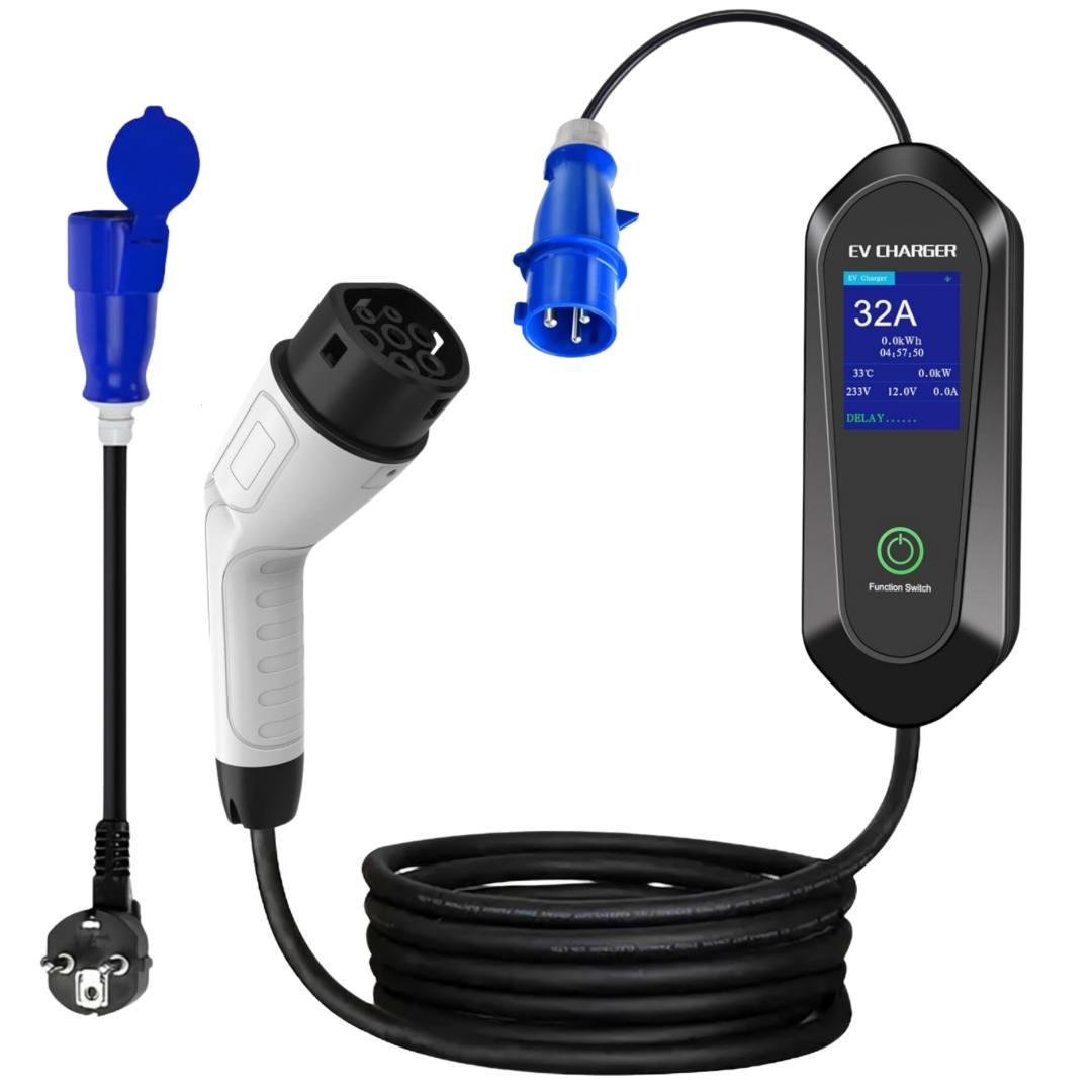 ᐉ Зарядна станція для електромобілів Bodasan 7KW Type 2 32A/220V AC (ST-T106) • Краща ціна в ...