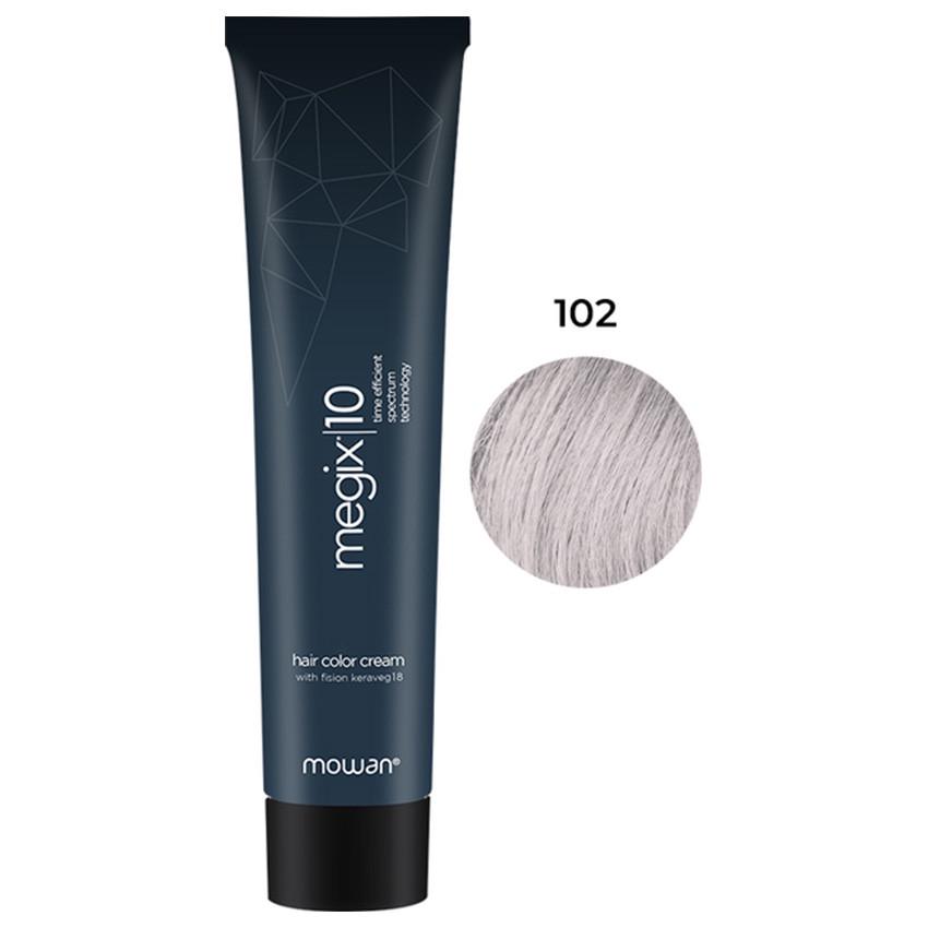 ᐉ Краска для волос Megix10 Mowan с низким содержанием аммиака 102 Ультра светлый блонд ирис 100 ...
