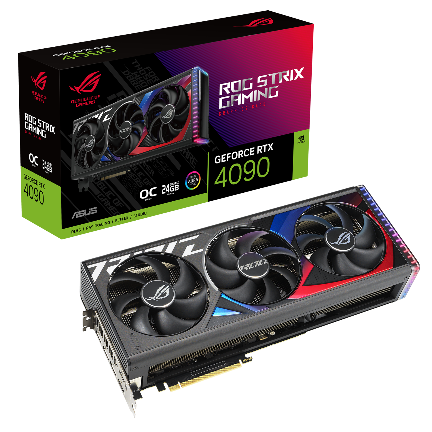 ᐉ Відеокарта Asus ROG-STRIX-RTX4090-O24G-GAMING (74599) • Краща ціна в ...