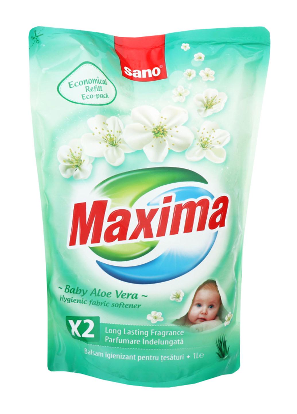 ᐉ Ополіскувач для білизни Sano maxima baby aloe vera м'яка упаковка 1 л ...