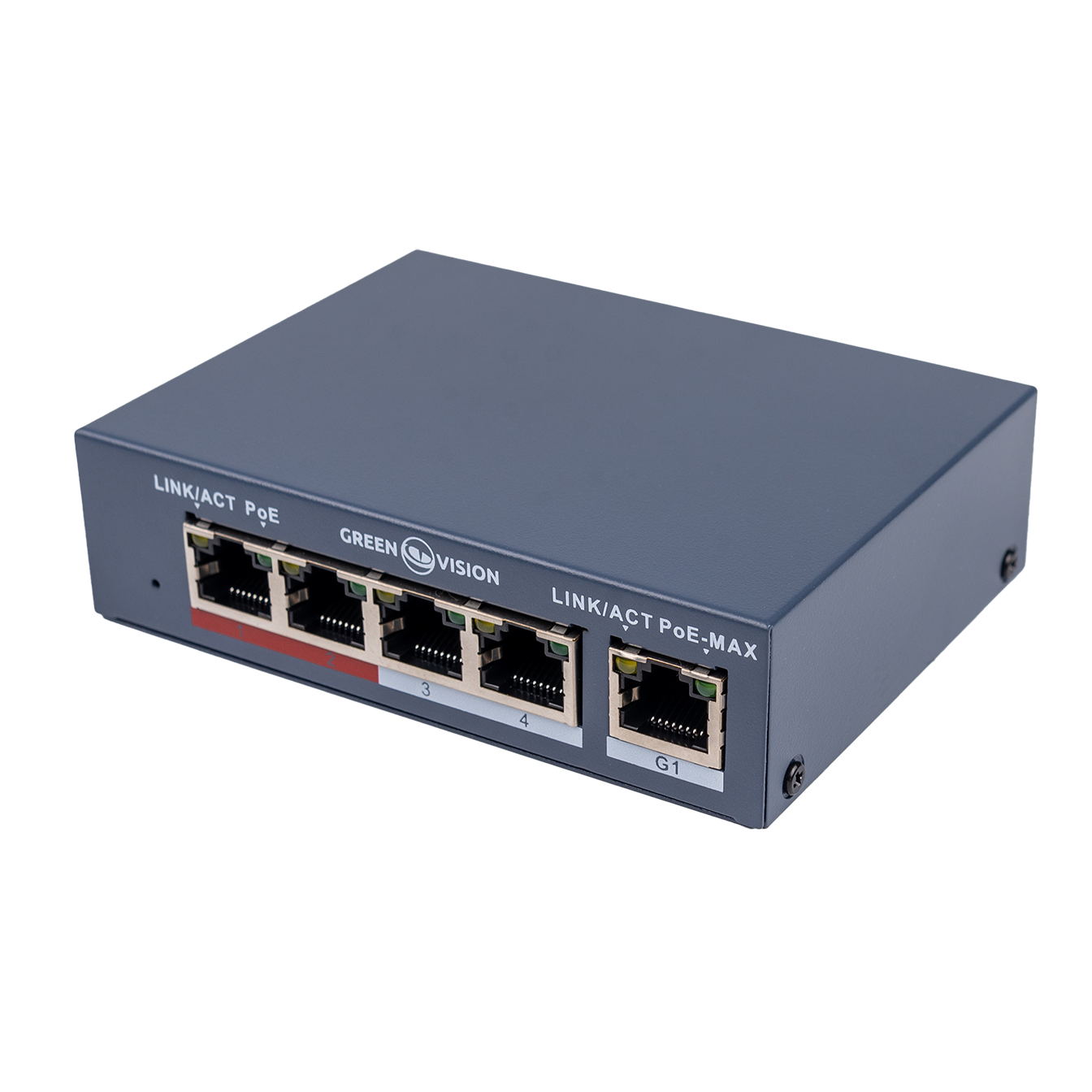 ᐉ Комутатор мережевий POE GV-017-AI-4/1P • Краща ціна в Києві, Україні ...