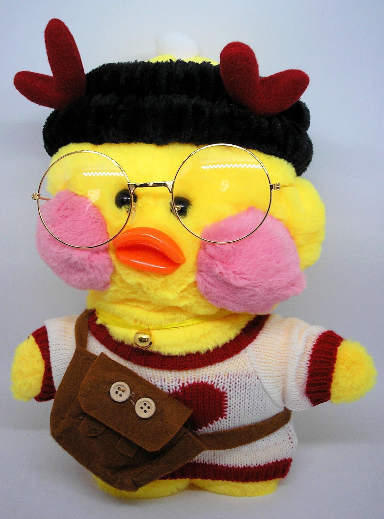ᐉ Качка Lalafanfan Duck Lalafan в одязі/окулярах з сумочкою • Краща ...